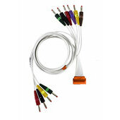 Adapter for Cardioline HD+ ECG device to Suction Electrode System